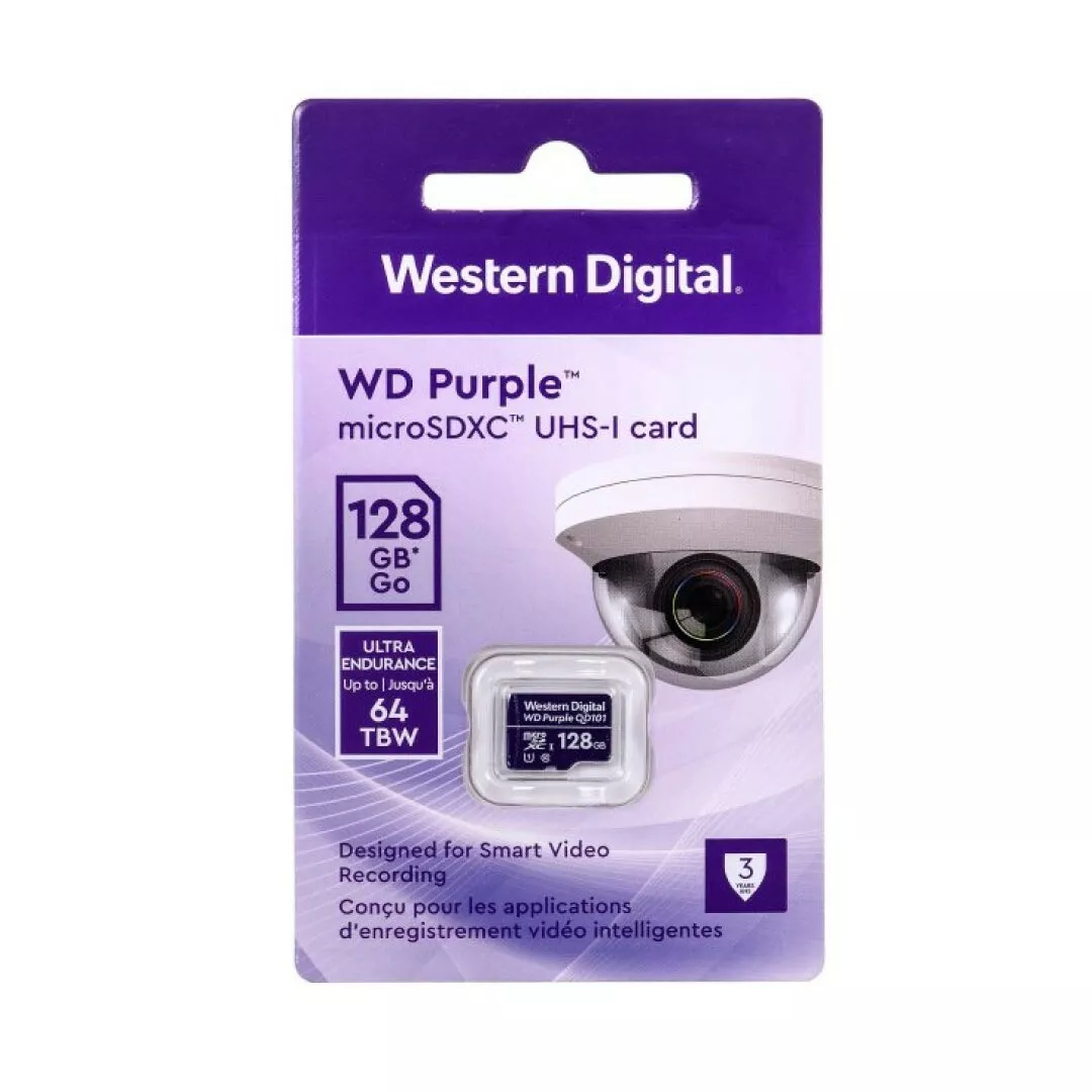 Memoria Micro SD WD Purple 128GB - Quorum System