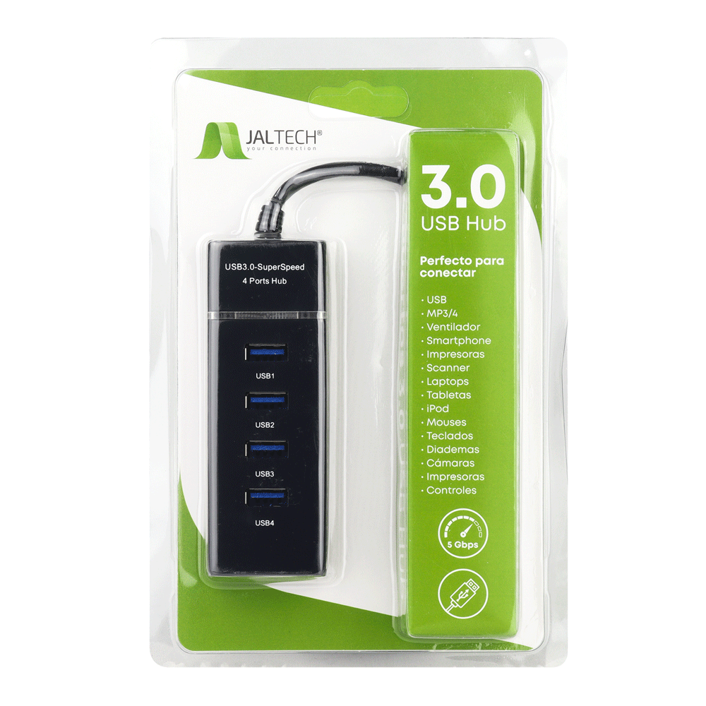 HUB USB 4 puertos 3.0 LH021 - Quorum System